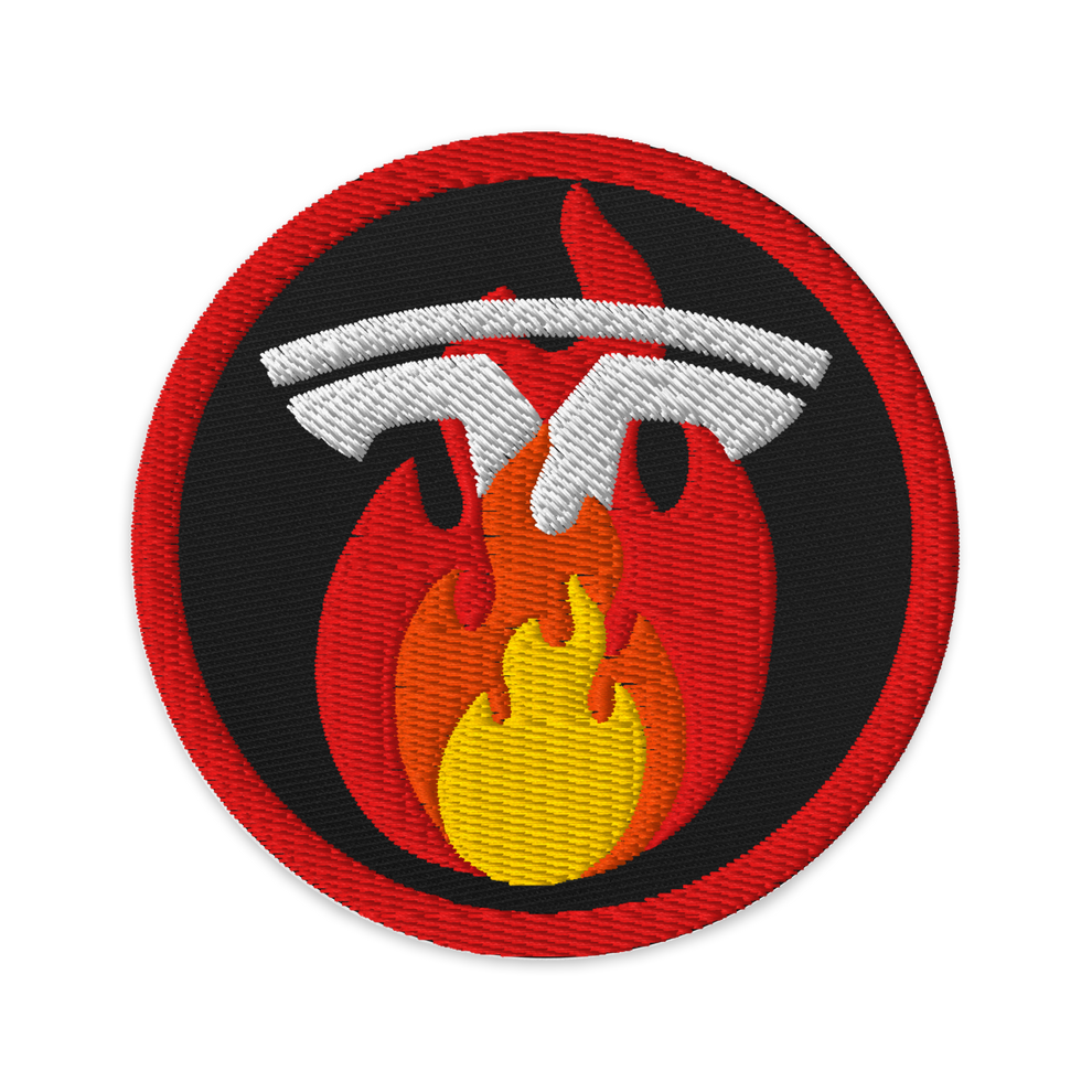 Meme Patches: Burning Cross – Red Pawn Shop