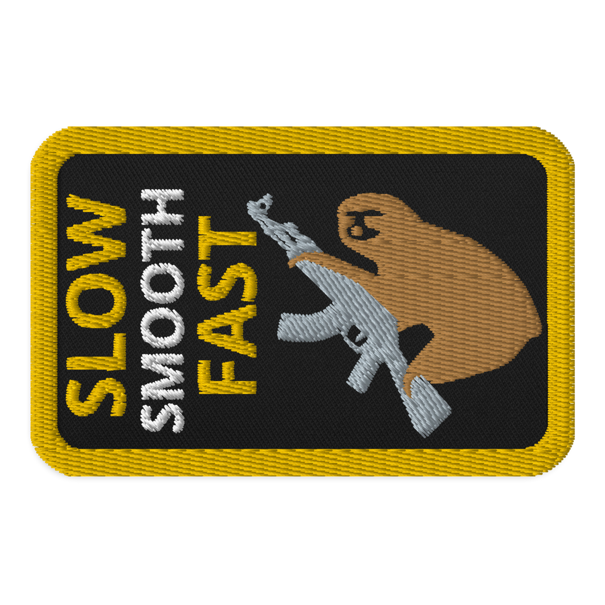 Meme Patches: Slow, Smooth, Fast – Red Pawn Shop