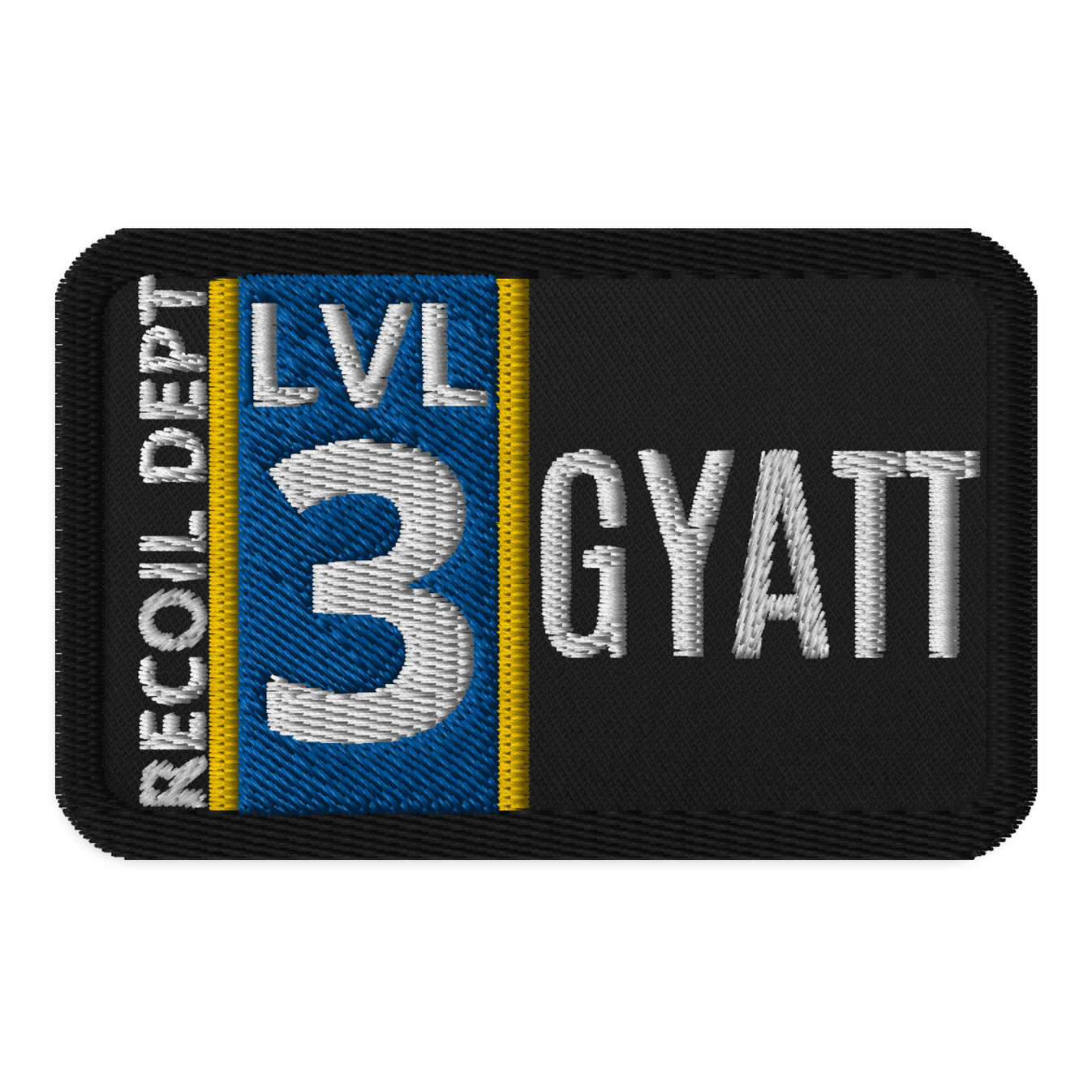Identity Patches: Level Three Gyatt Officer, Department of Recoil – Red ...