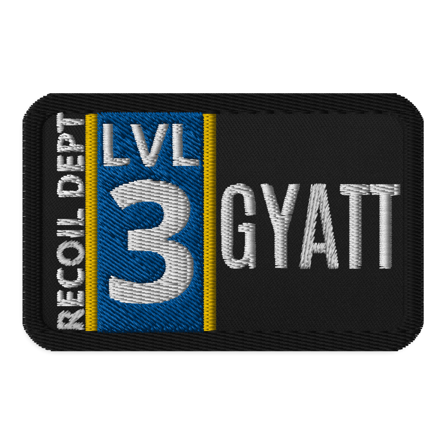 Identity Patches: Level Three Gyatt Officer, Department of Recoil – Red ...