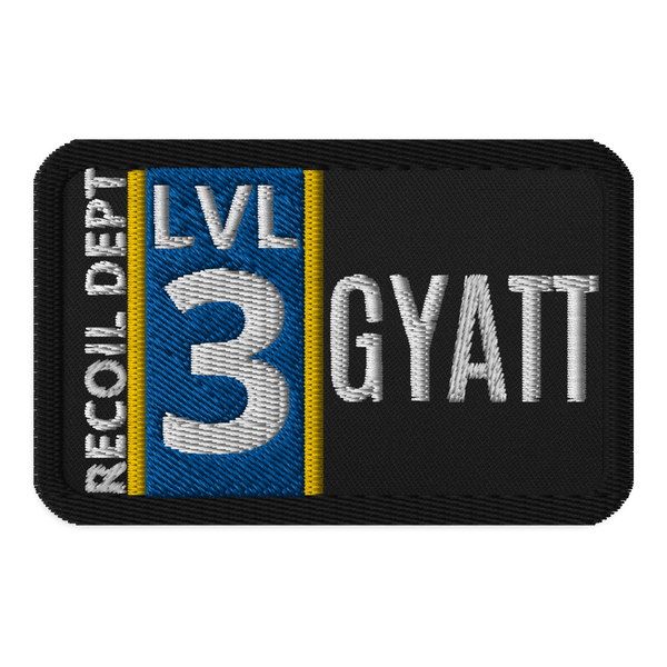 Identity Patches: Level Three Gyatt Officer, Department of Recoil – Red ...
