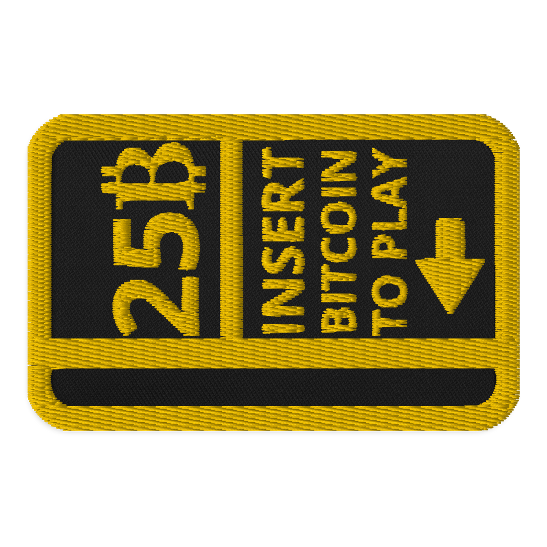 Meme Patches: Bitcoin Arcade Machine – Red Pawn Shop